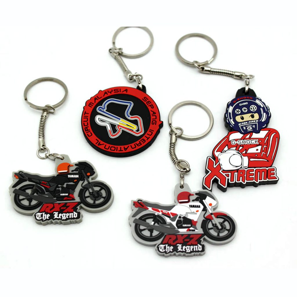 Customised PVC Rubber Keychain Custom Made (One side Emboss) – Rubberman