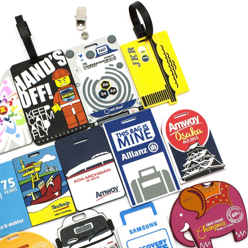 Rubber Bag Tag / Luggage Tag /Event Tag / ID card Tag Custom Made ...